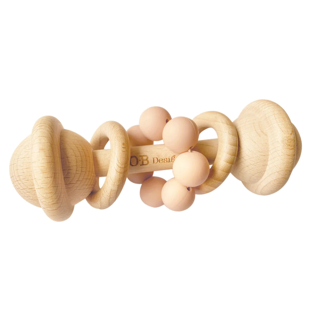 Wooden & Silicone Rattle Toy – The Modern Munchkin Co.