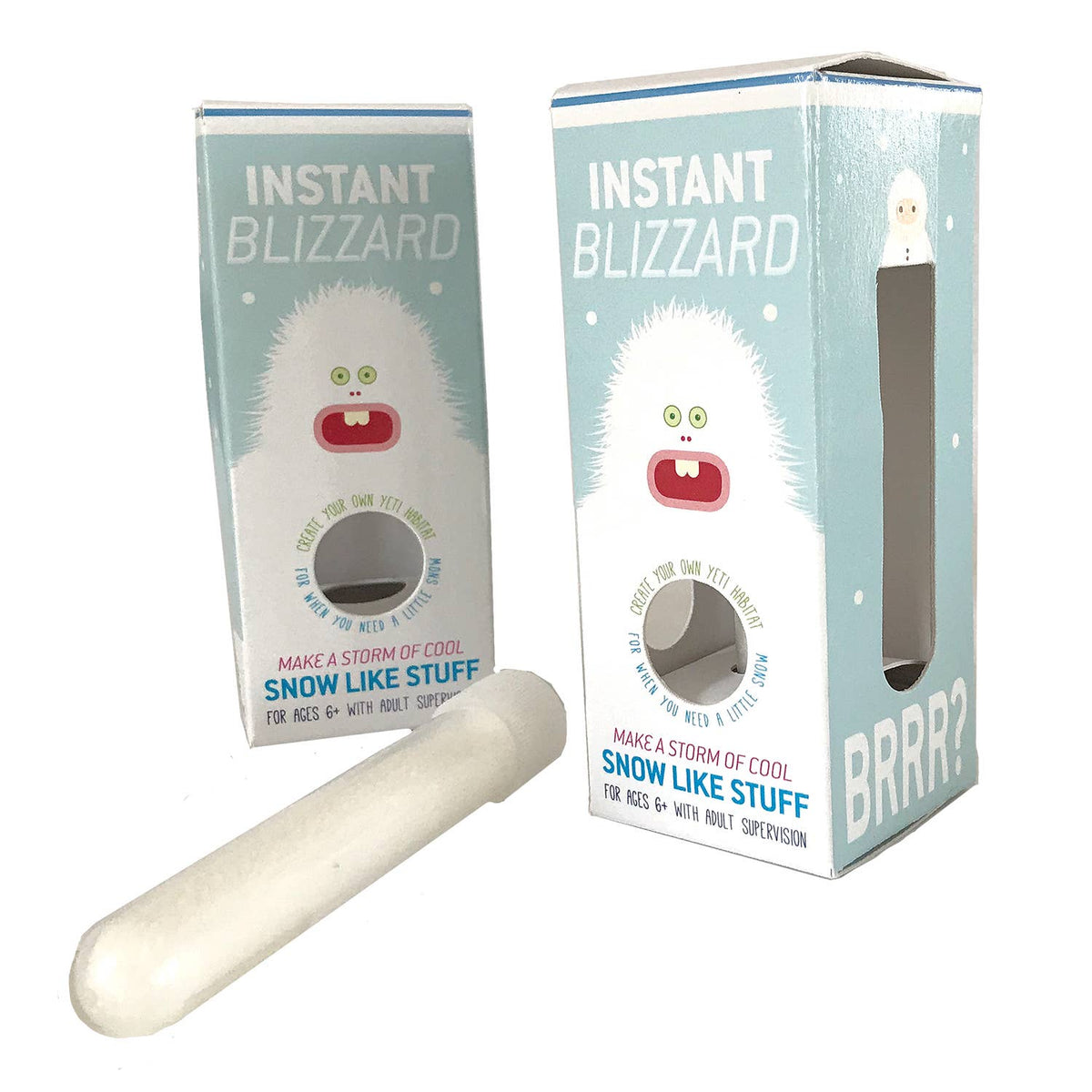 Instant Blizzard: instant snow kit Holiday activity – The Modern ...