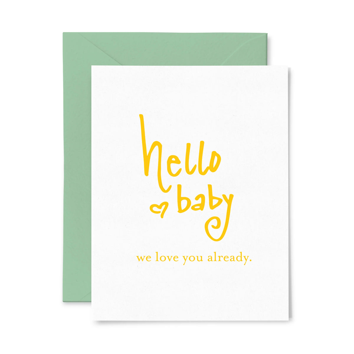 Hello Baby Greeting Card – The Modern Munchkin Co.