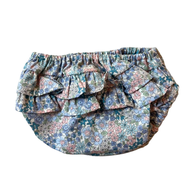 Ruffle Nappy Cover | Liberty Blue – The Modern Munchkin Co.