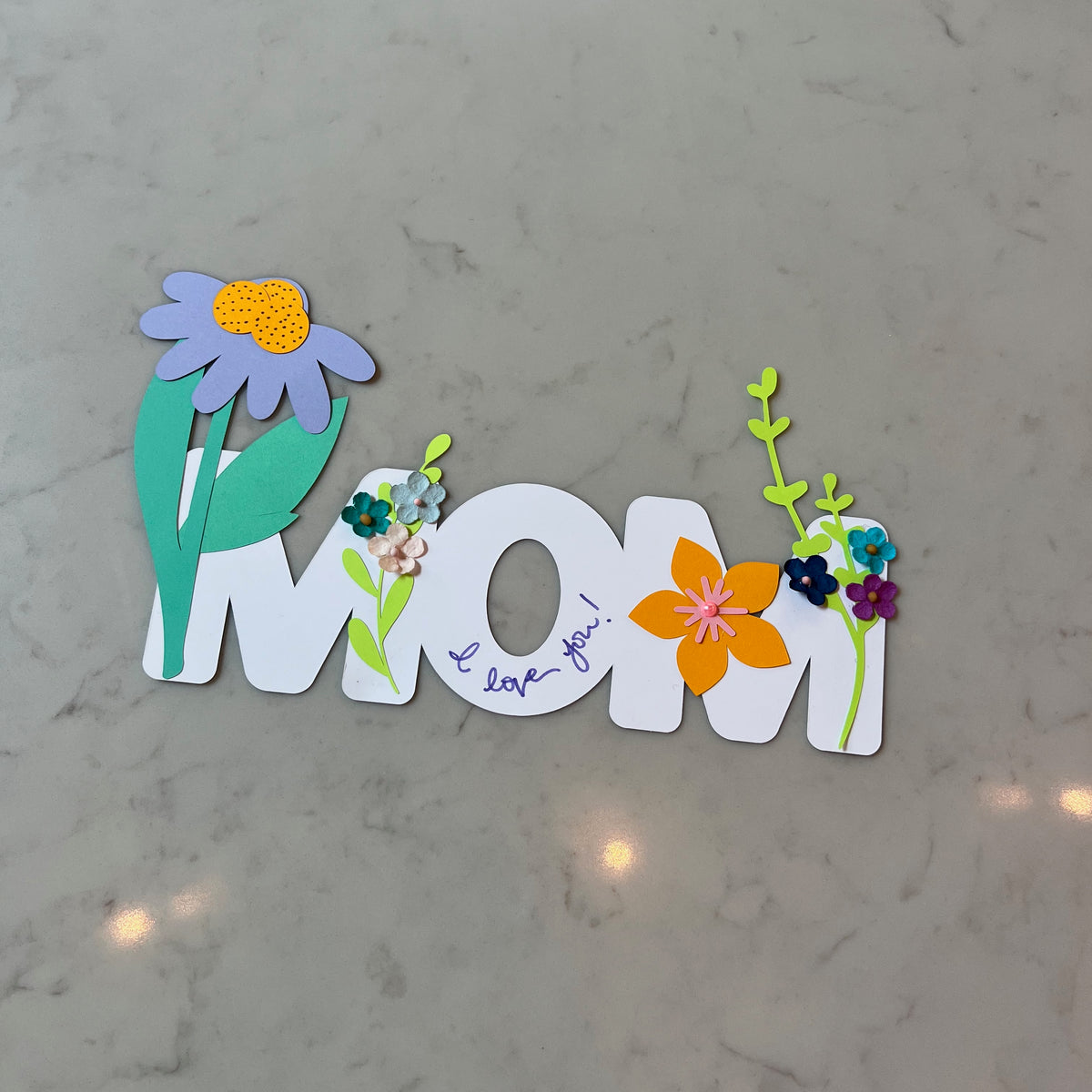 DIY mom cutout card - floral – The Modern Munchkin Co.